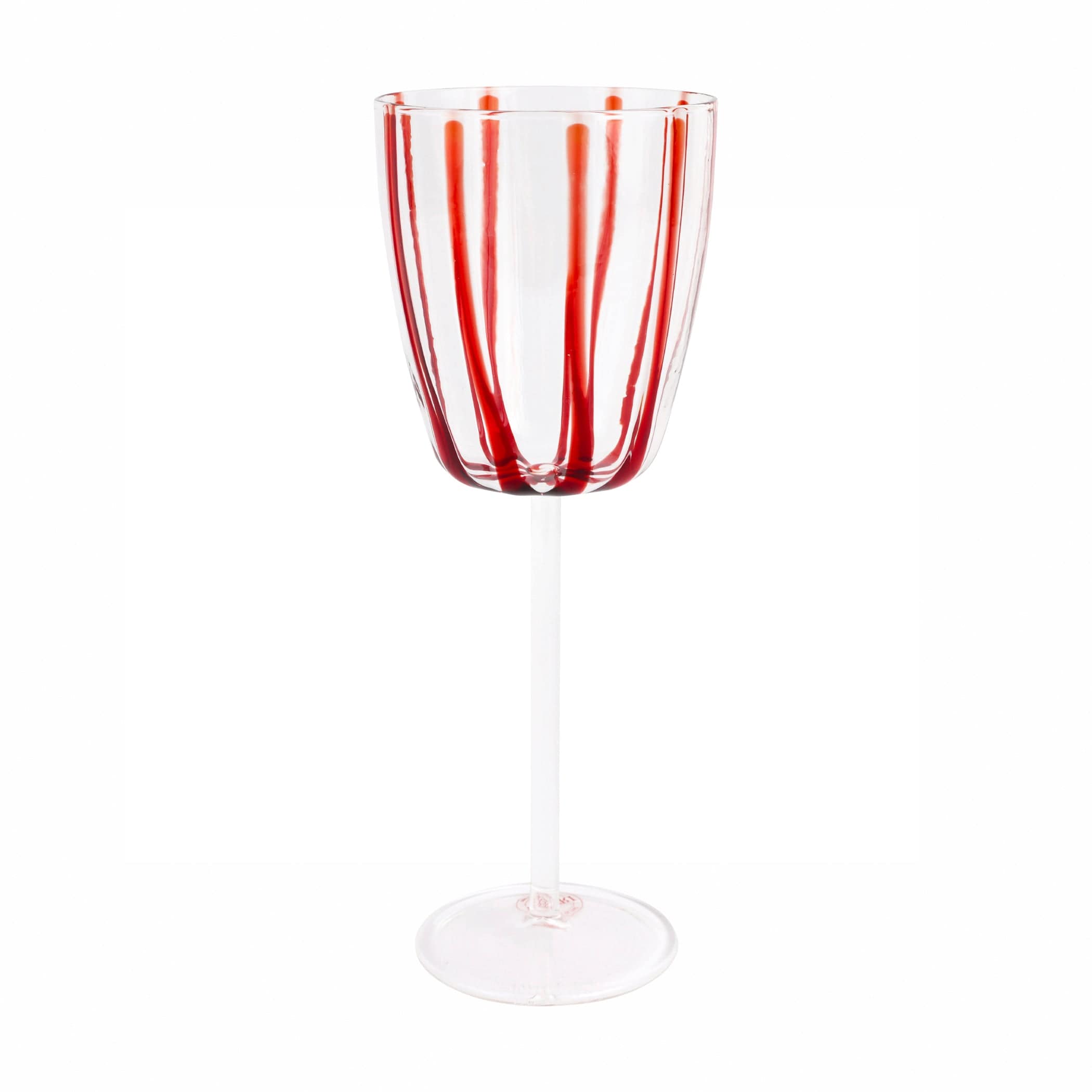 Nuovo Stripe Red Wine Glass – VIETRI