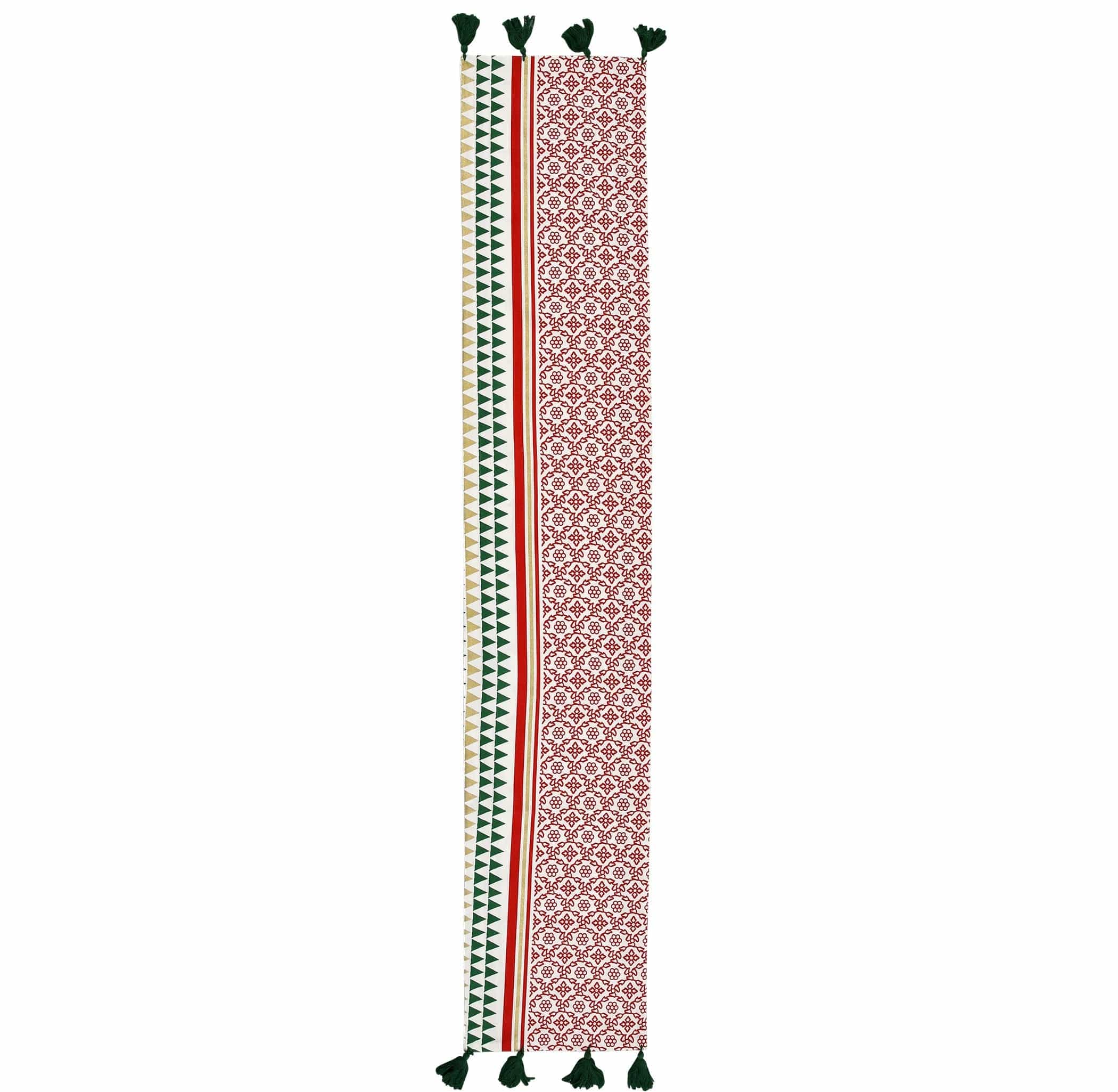 Bohemian Linens Tree Red/Gold Runner – VIETRI