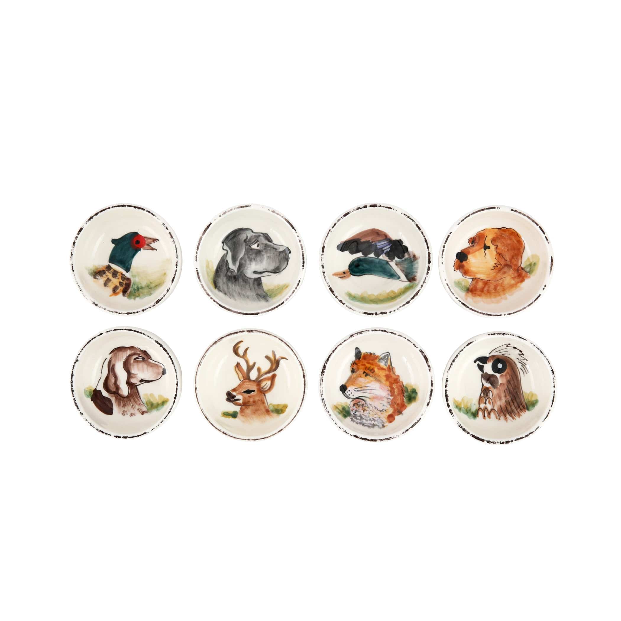 Wildlife Assorted Condiment Bowls - Set of 8 – VIETRI
