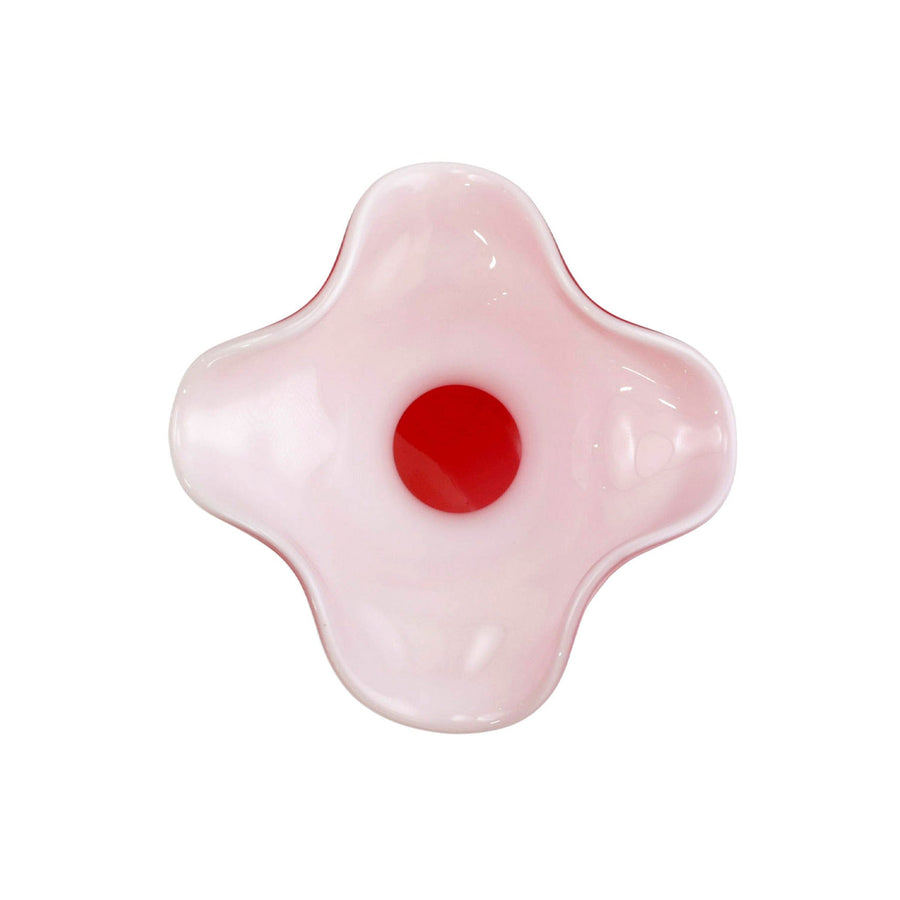 Hibiscus Glass Red Small Fluted Vase – VIETRI