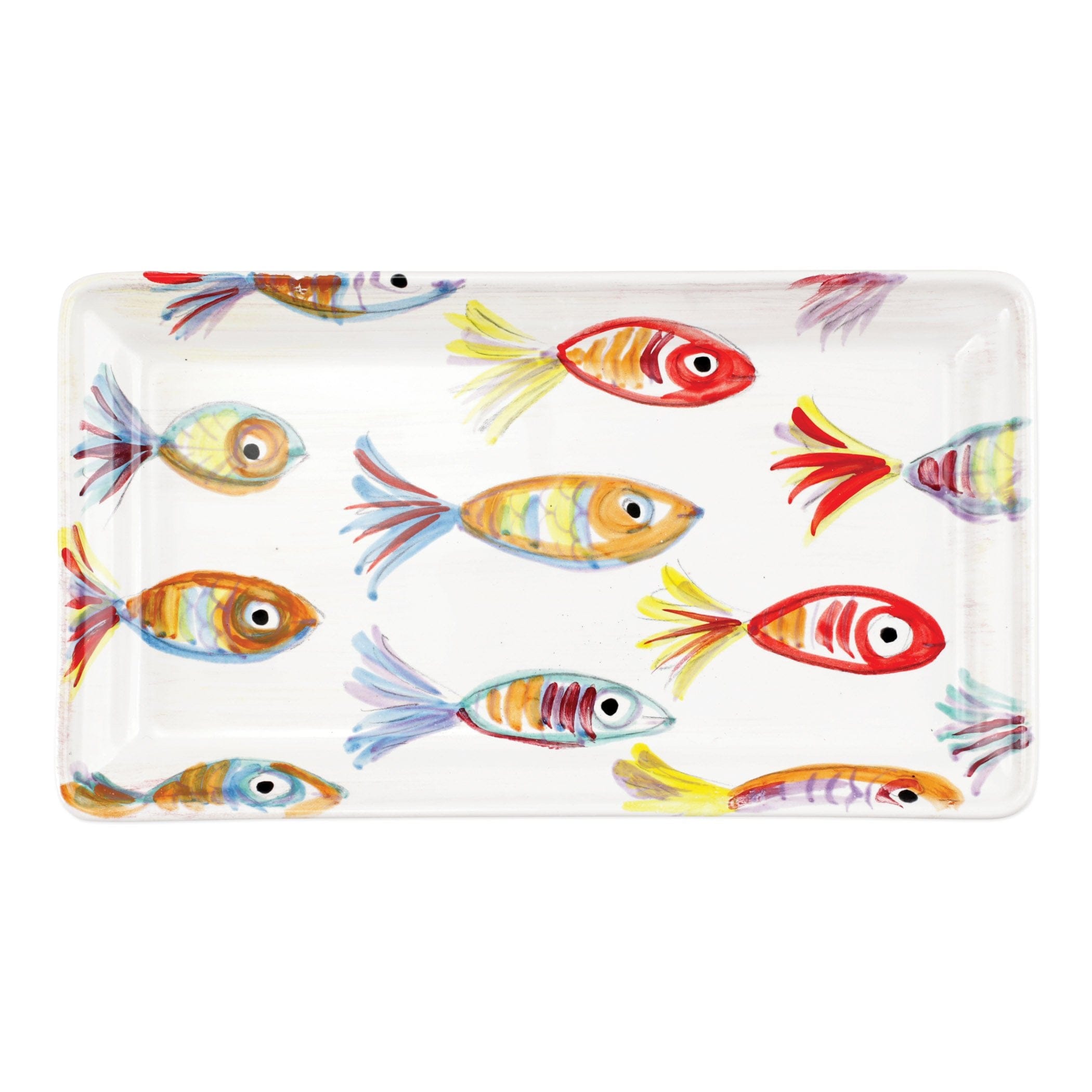 Pesci Colorati Rectangular Platter – VIETRI