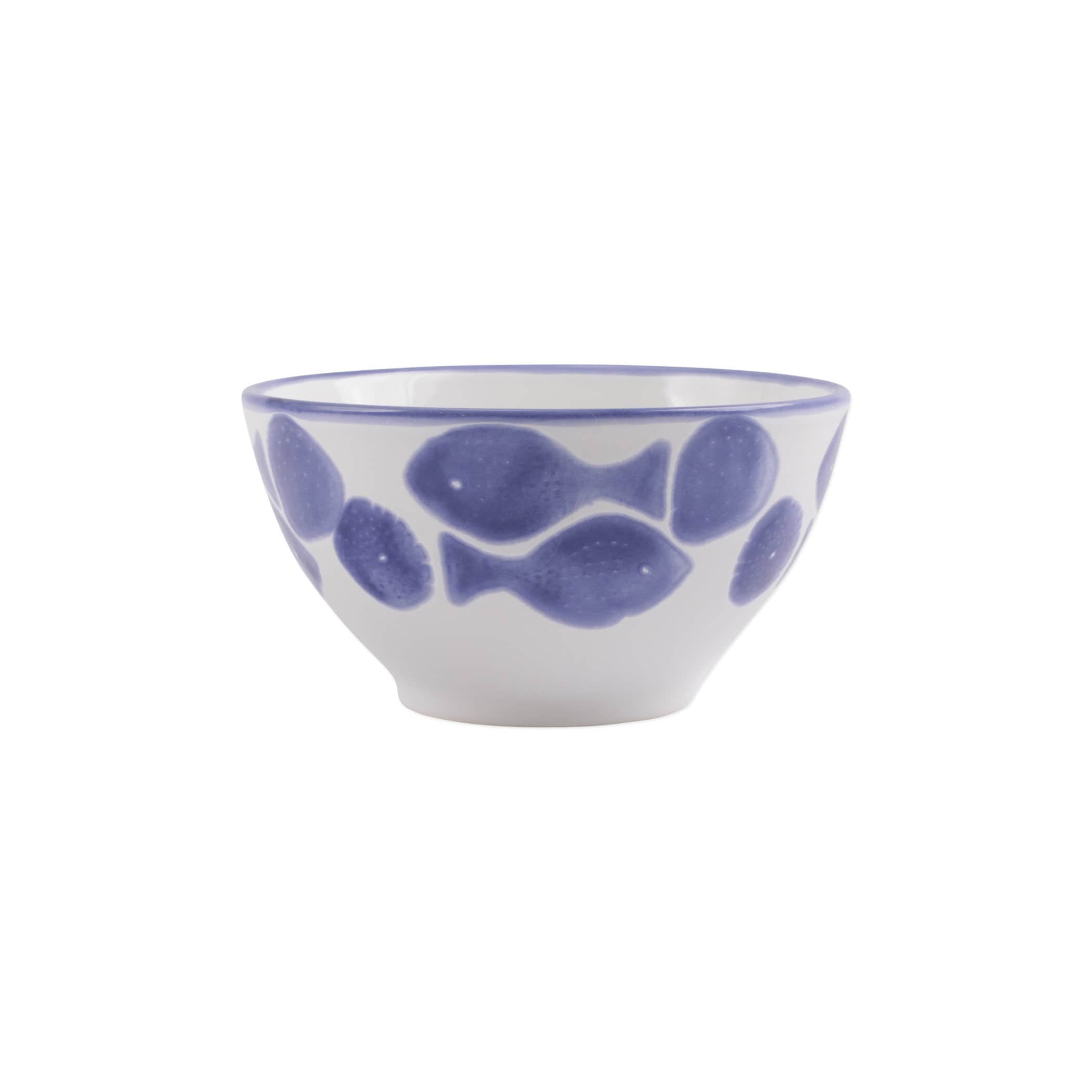 Santorini Fish Cereal Bowl | Ceramic Cereal Bowl – VIETRI