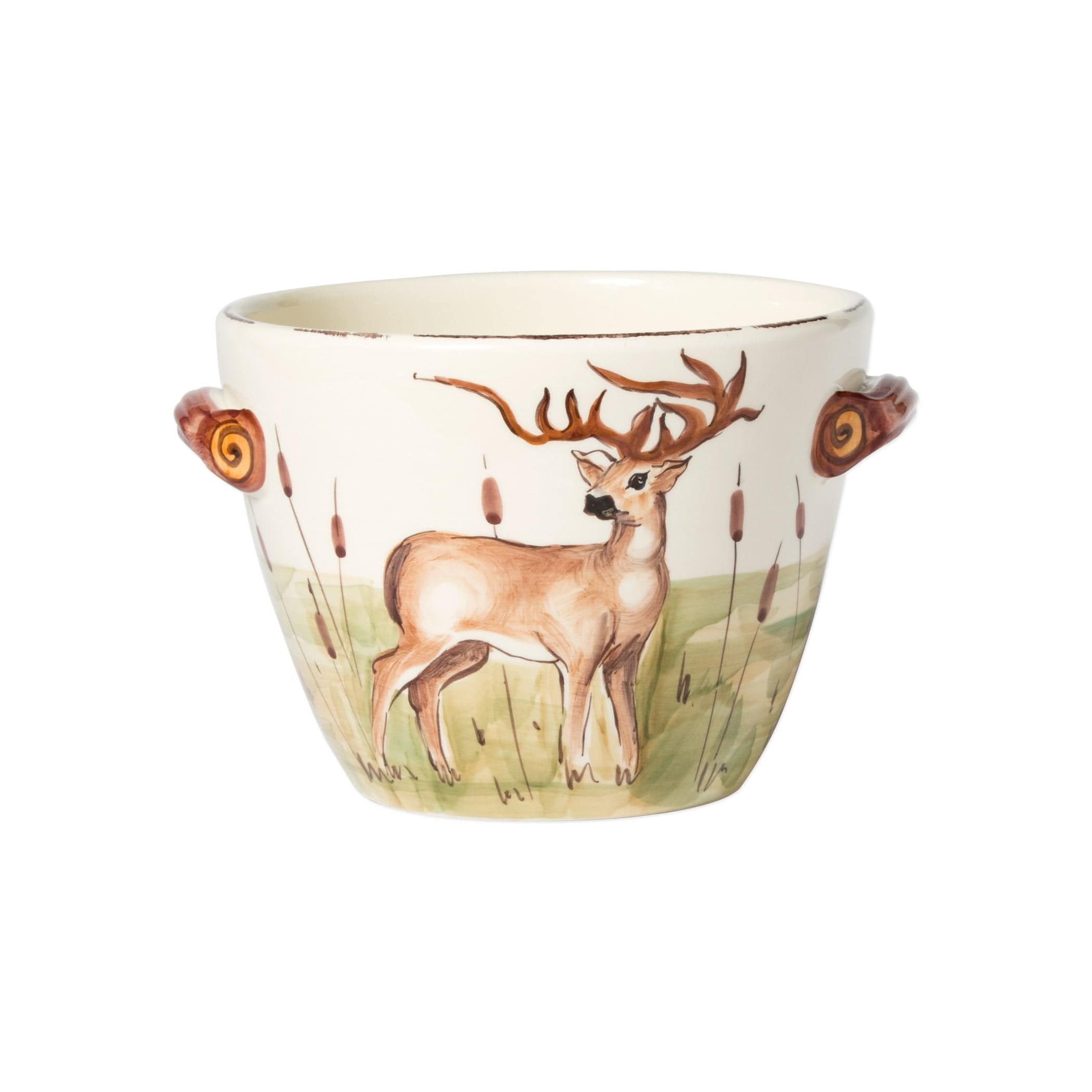 Wildlife Deer Handled Deep Serving Bowl – VIETRI